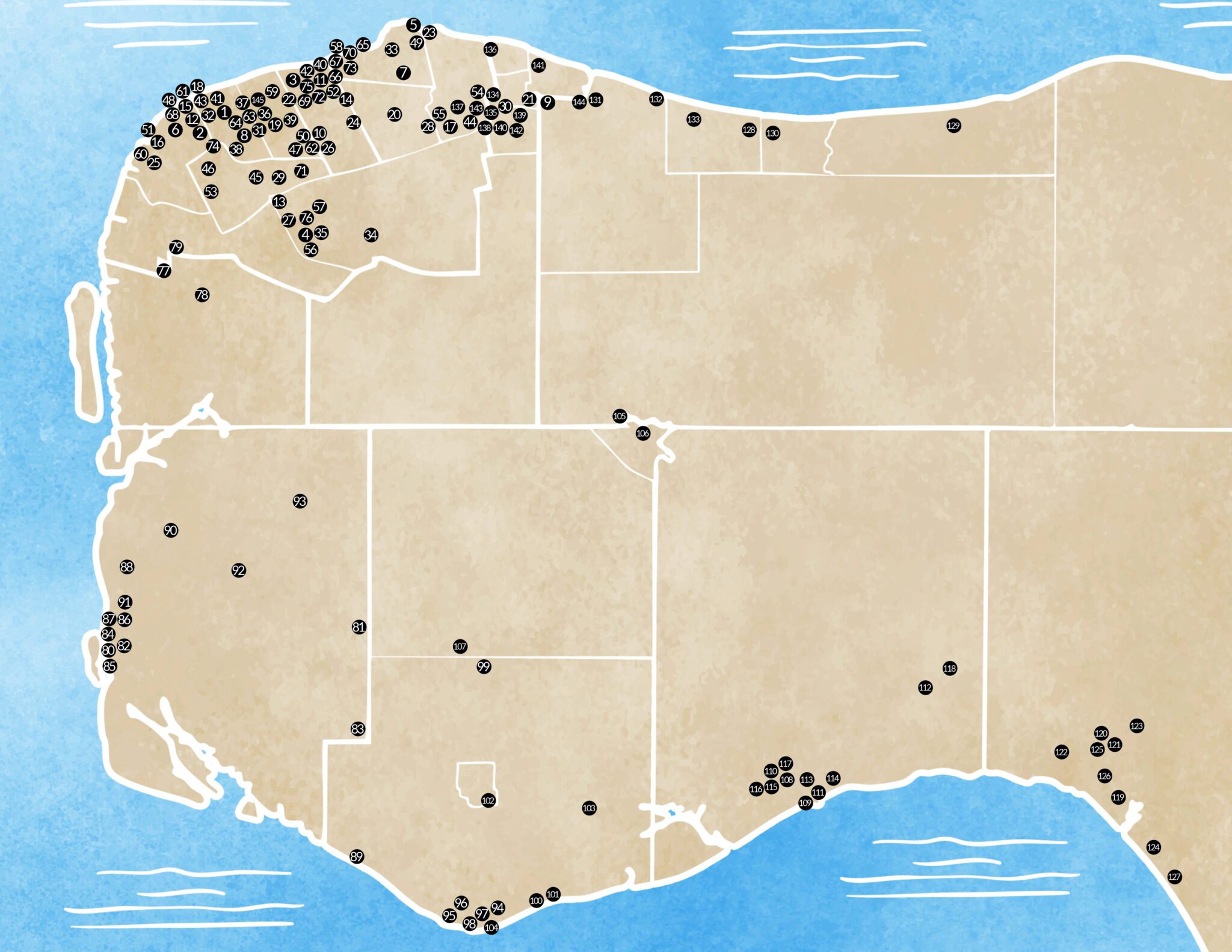 Patio Map '25 | The Drive Magazine